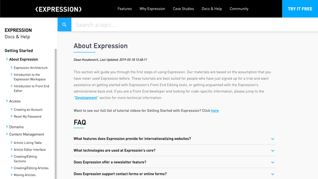Learn the general concepts needed to work with our platform | Expresia