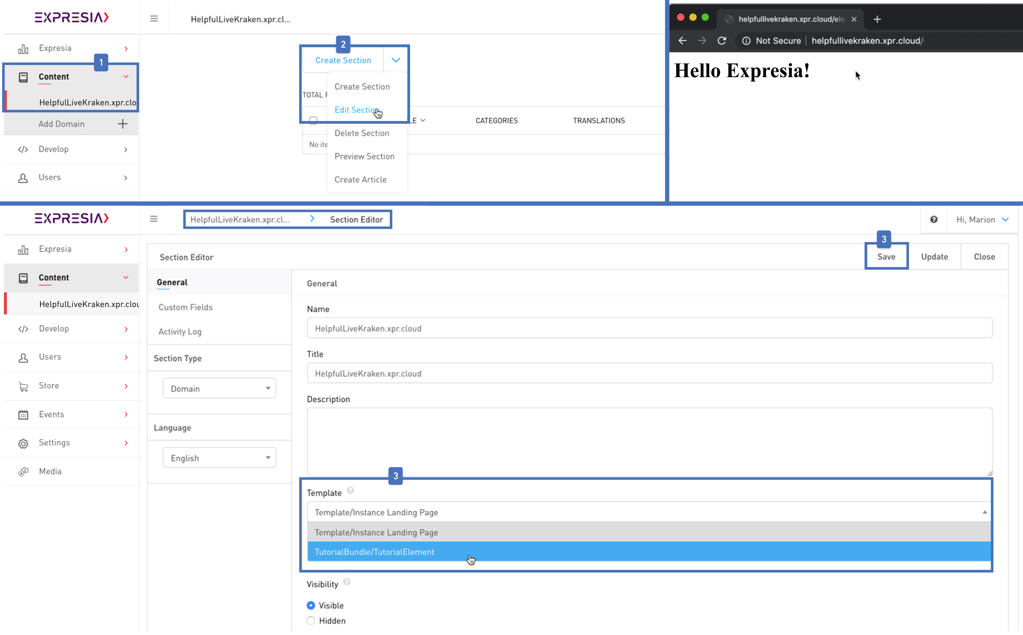 Learn how to create a website from scratch with our platform | Expresia