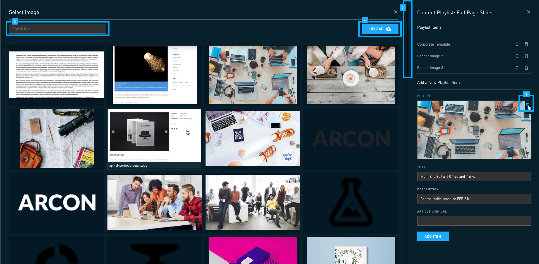 Front End Editor 2.0 Documentation