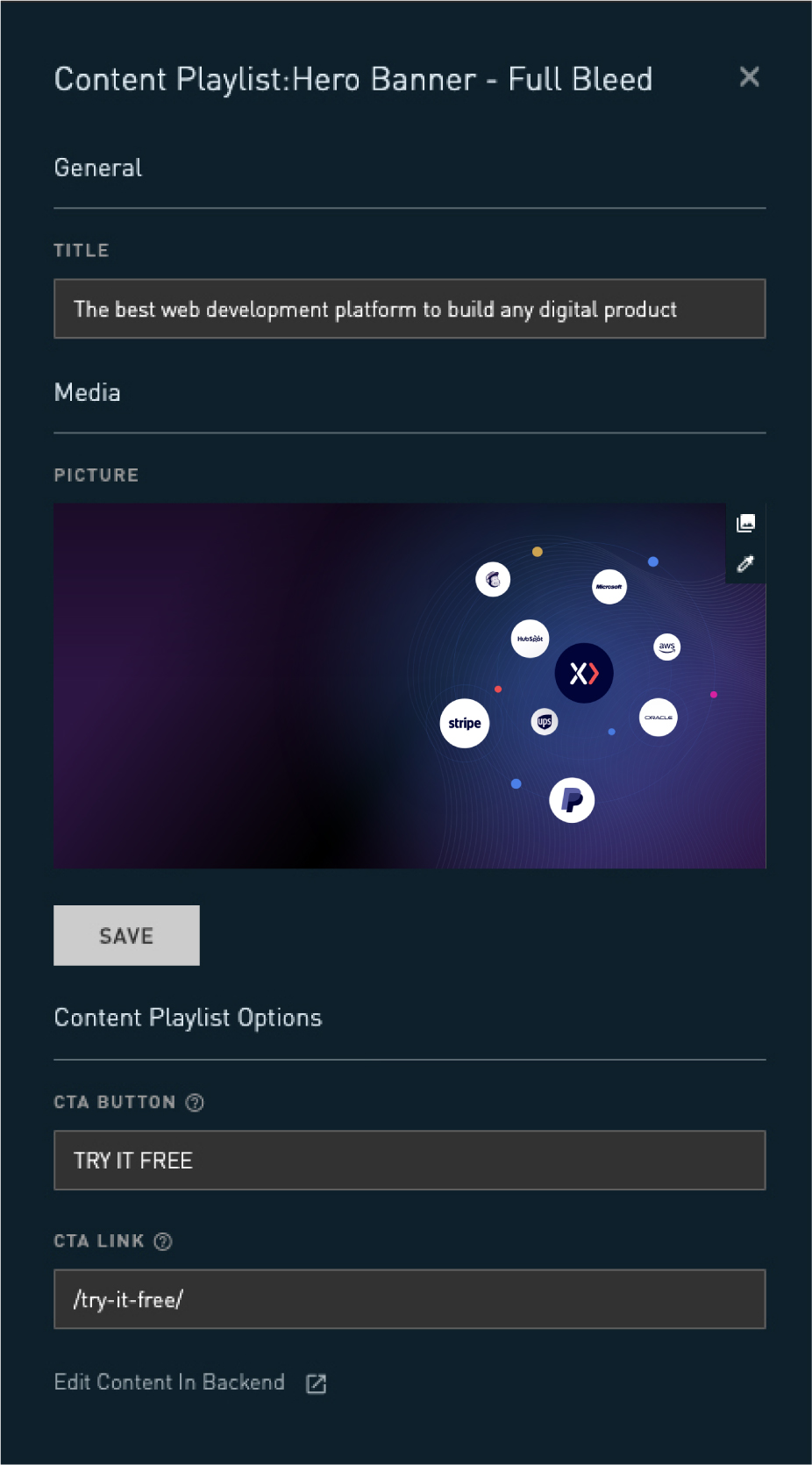 Front End Editor 2.0 Documentation